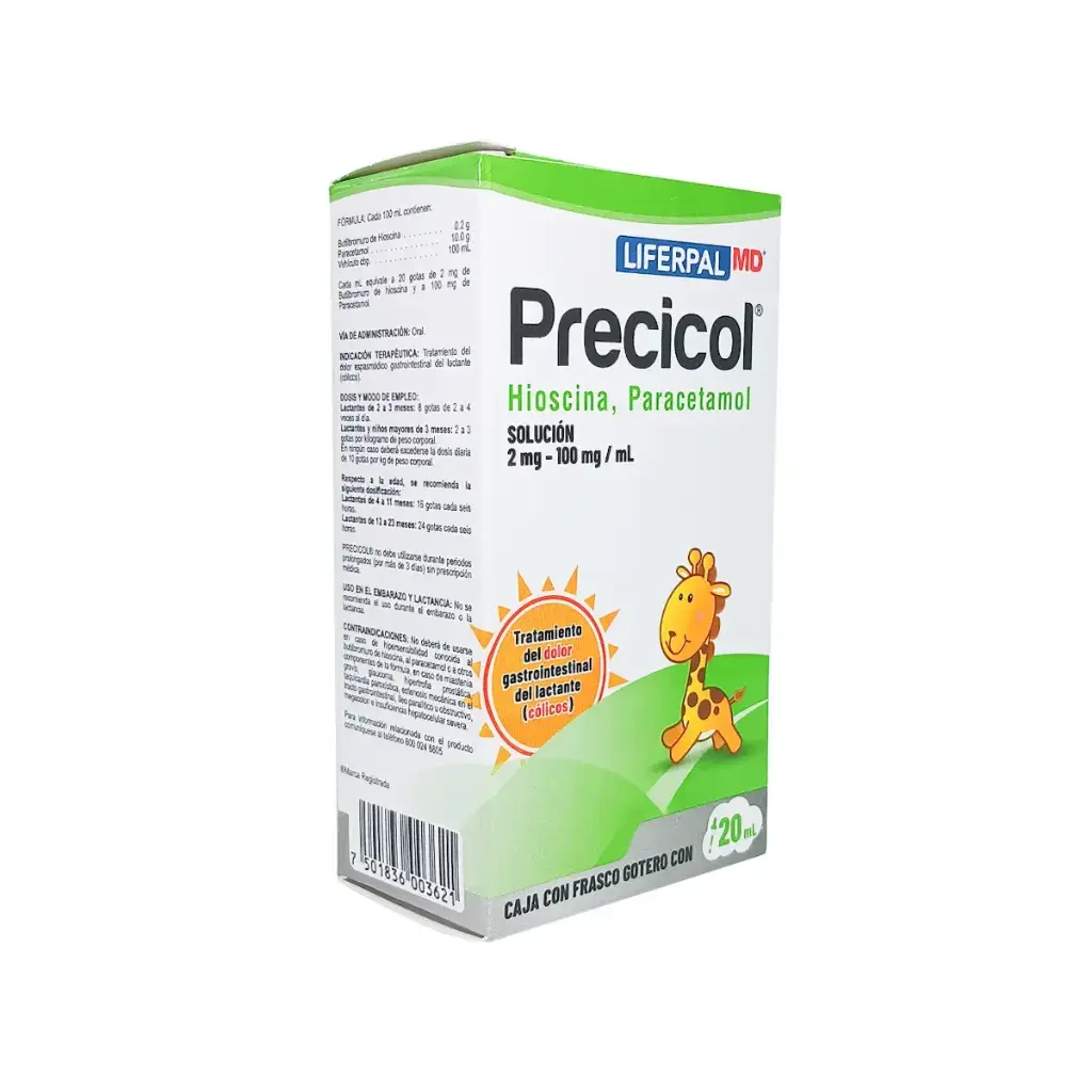 PRECICOL GOTAS 20ML (GI) | Farmacias MV